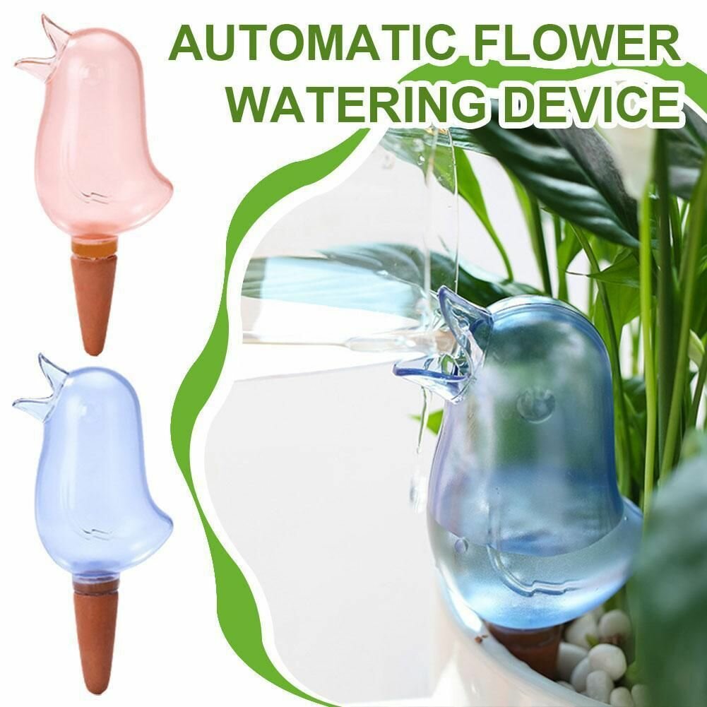 Автоматические поливочные шипы в форме птиц, подходят для горшечных цветов и комнатных растений.