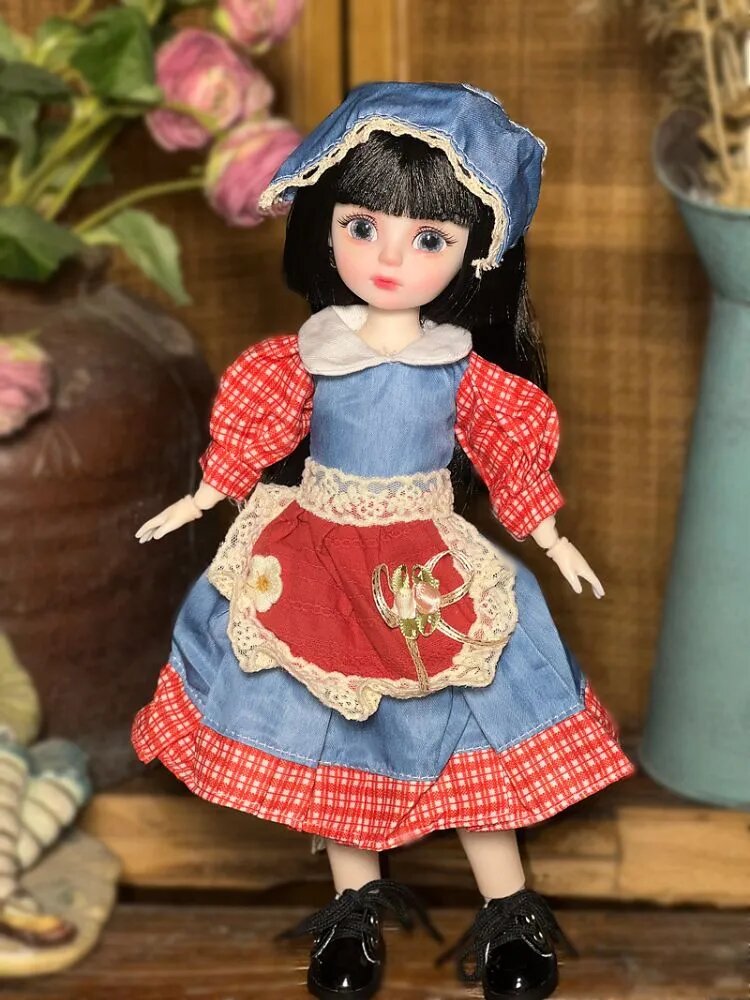 Укла Лори 30Cm, 6 часов Bhd полный набор, 20 суставов, макияж
