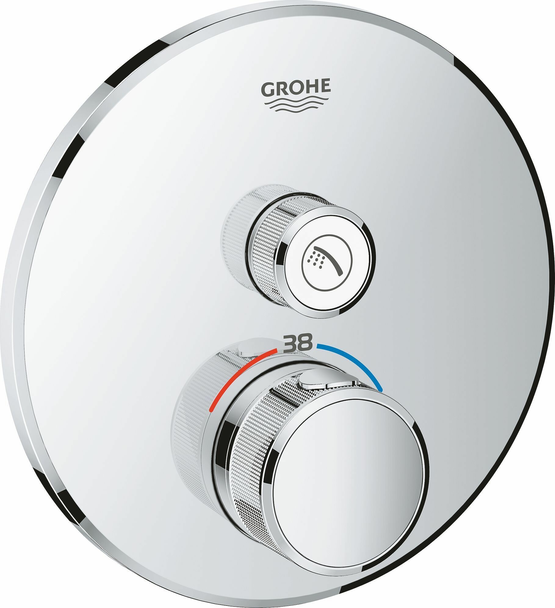 Термостат для душа Grohe Grohtherm SmartControl 29118000, латунь, хромированный