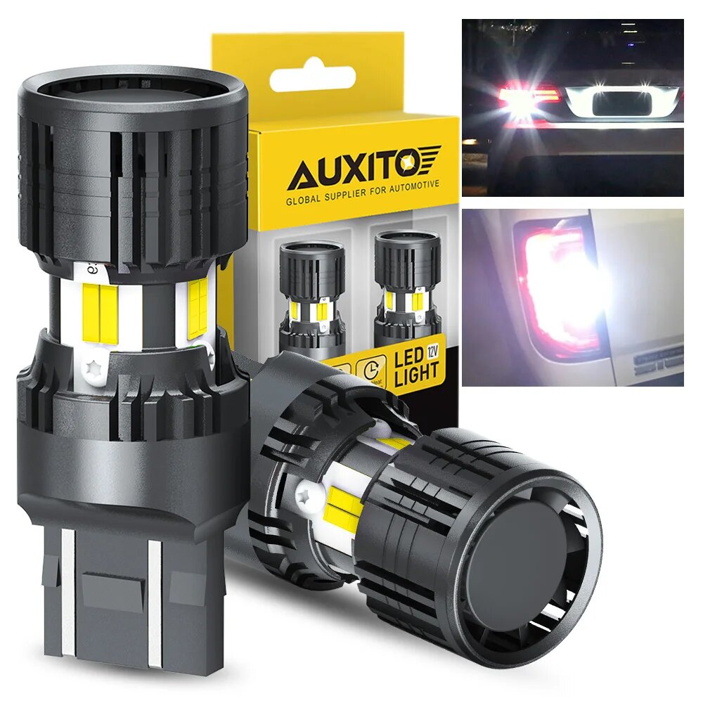 AUXITO 2 шт. Canbus T20 LED 7443 W21/5W LED лампы 7440 WY21W W21W LED для задних 7443 W21/5W T20