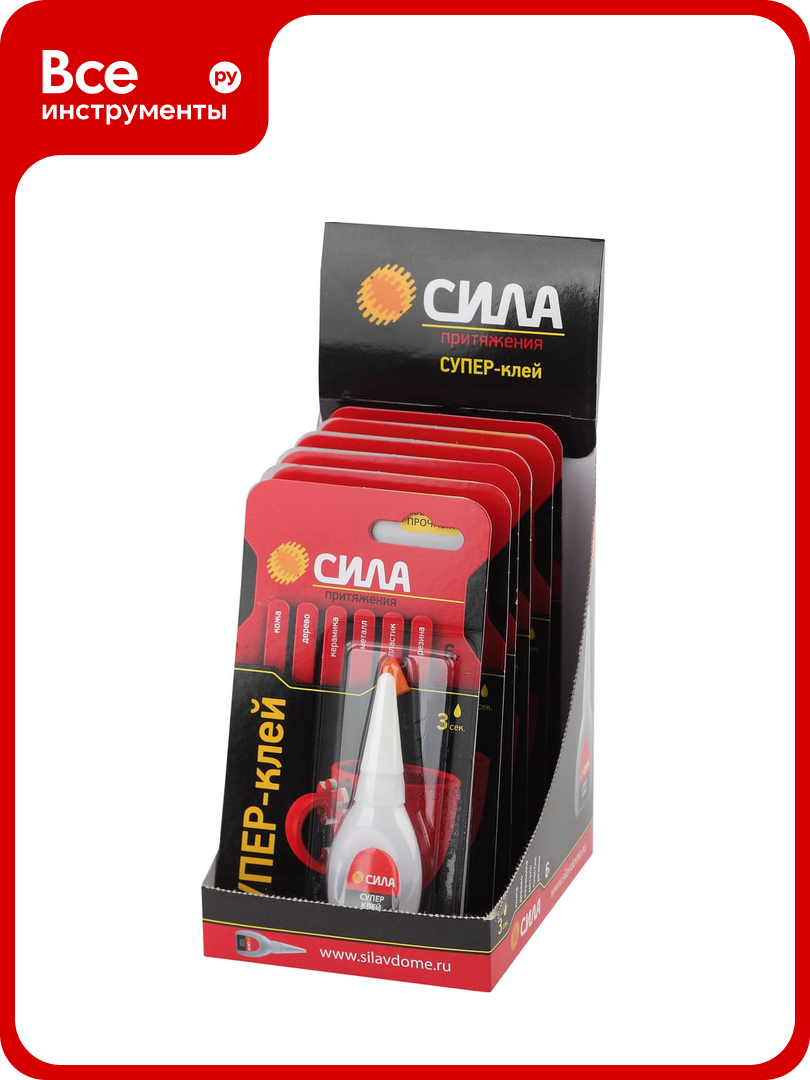 Супер-клей сила SSBL1-6 6 г BL-1 ШБ Б0034923