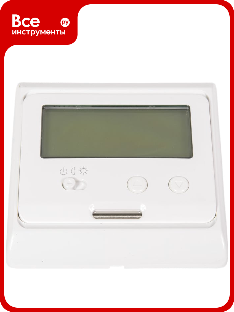 Электронный терморегулятор Heatline с ж/к дисплеем, не программируемый Q-301, с электрическими теплыми полами Heatline
