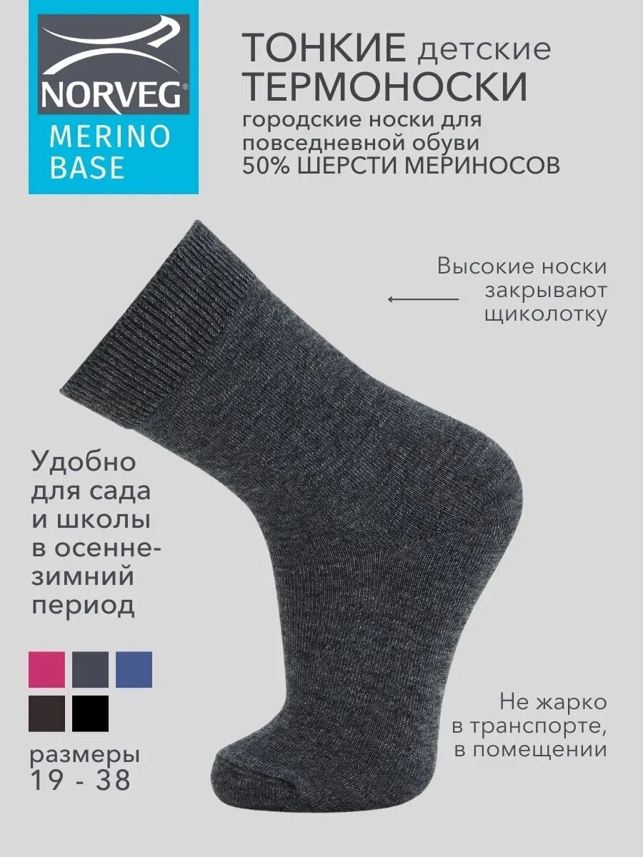Термоноски Merino Base