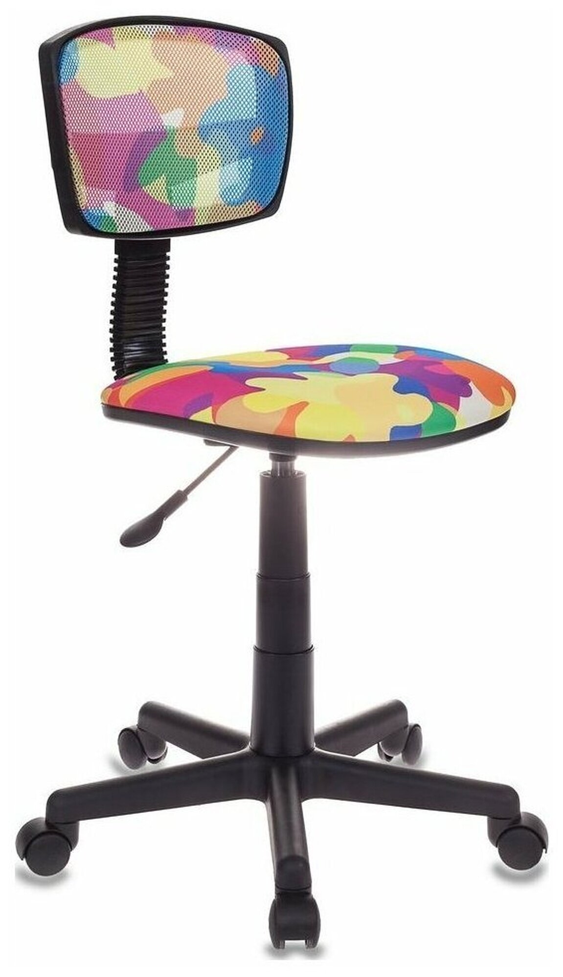 Кресло детское Бюрократ CH-299, обивка: сетка/ткань, цвет: мультиколор