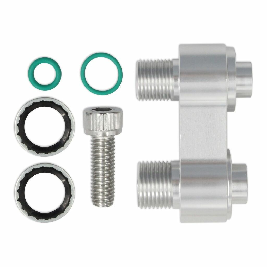 Принадлежности для замены компрессора с шайбами Заготовка из алюминиевого прямого переходника