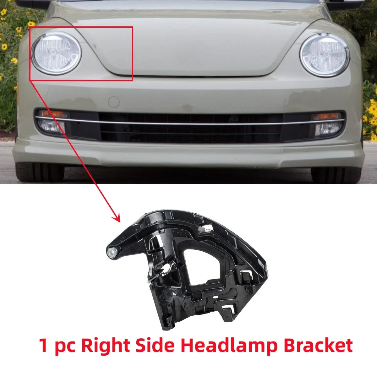Кронштейн передней фары 5C5941053B 5C5941054B для VW Beetle 2012 2013 2014 2015 2016 2017 2018 2019