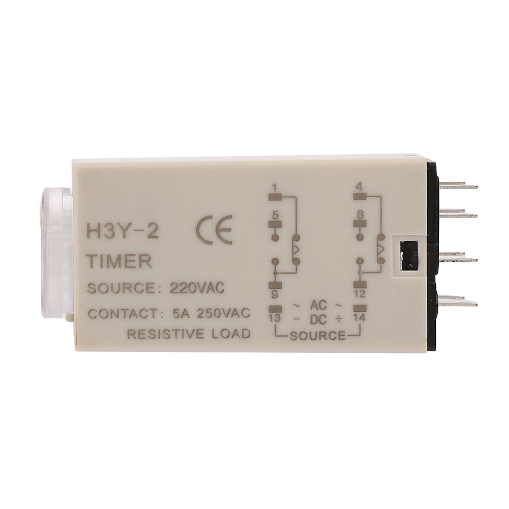 AC 220V H3Y-2 Timer Timer Relay 0-10 секунд 10S 10SEC
