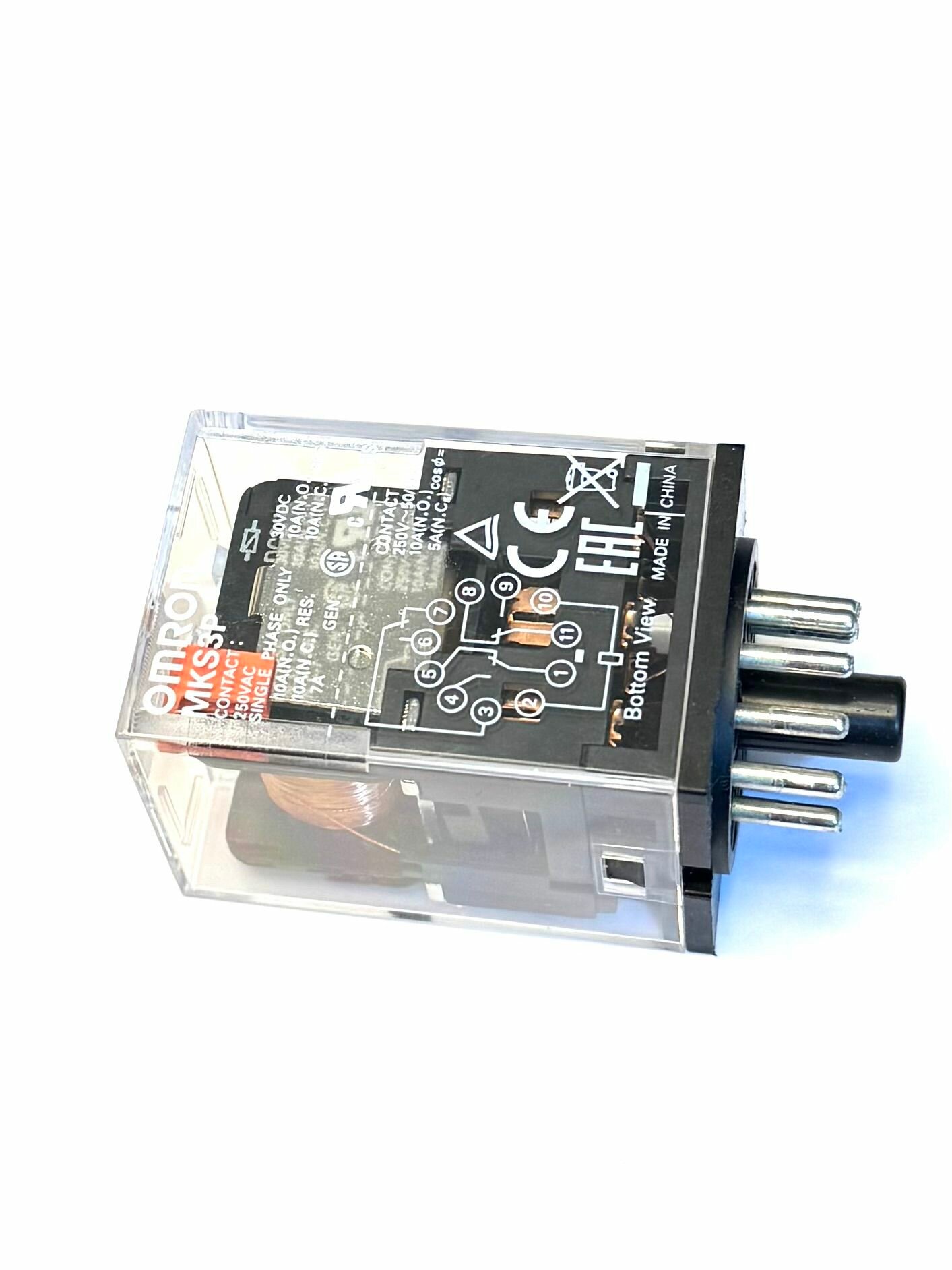 MKS3P DC24V Силовое реле 3 группы 10А 250В, катушка 24VDC-