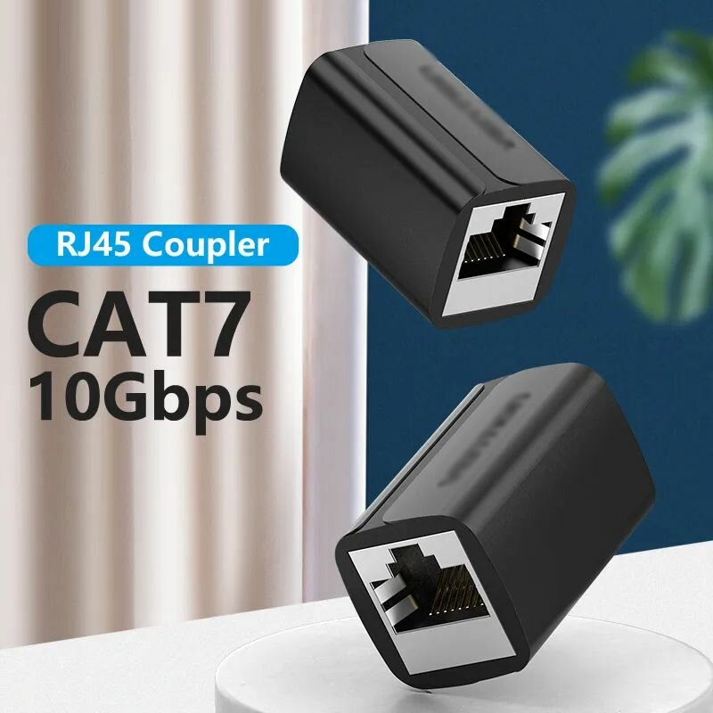 Разъем RJ45 Cat7/6/5e Ethernet-адаптер «мама-мама» 8P8C, удлинитель для кабеля Ethernet