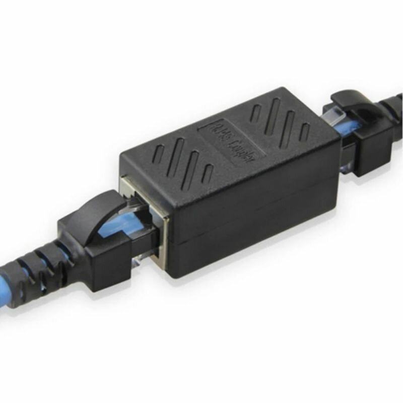 Сетевой сетевой разъем LAN с гнездом-гнездом, удлинитель-адаптер RJ45 Ethernet-кабель