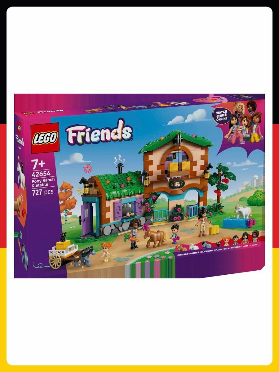 Конструктор LEGO FRIENDS Пони-ферма и конюшня
