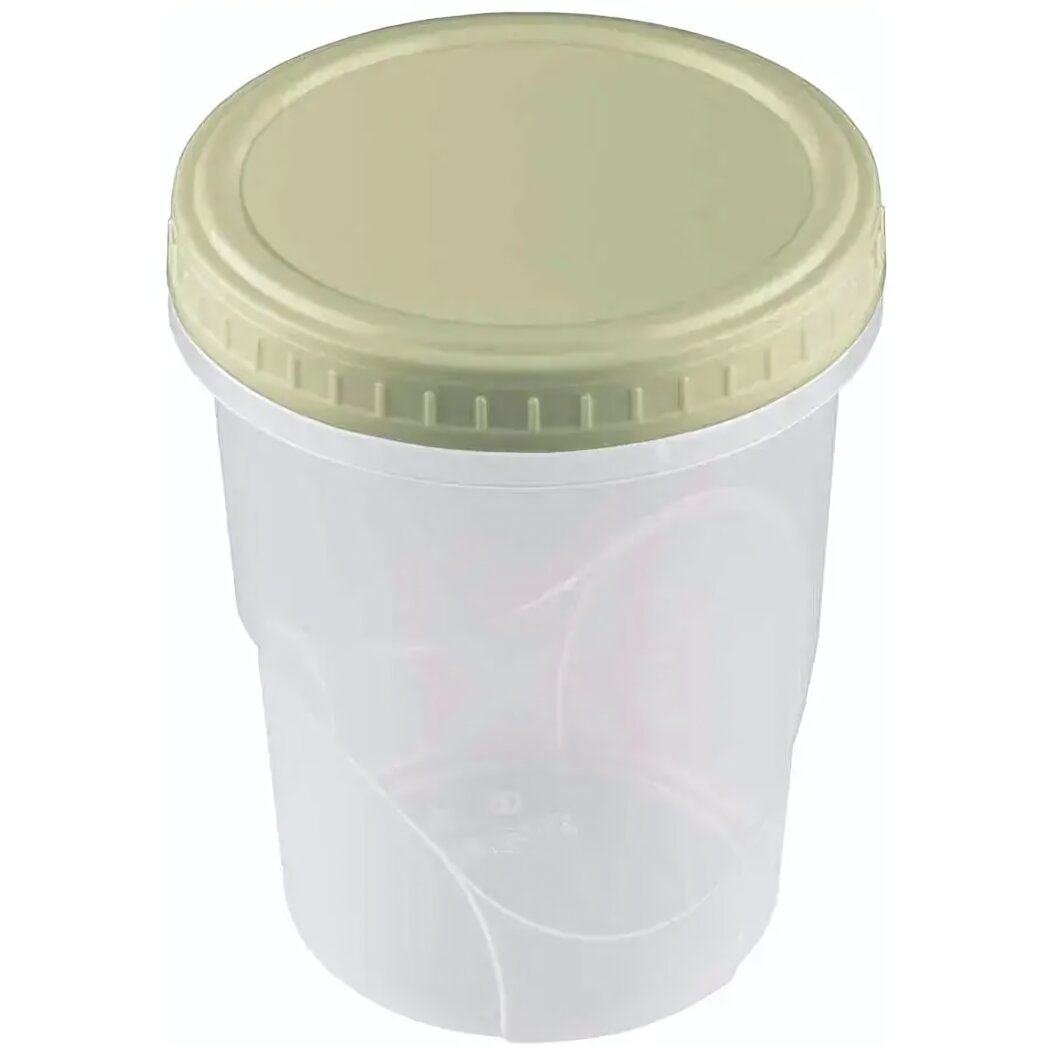 Банка герметичная 'Танго' 0,9 л с завинчивающейся крышкой, пластик, зеленый