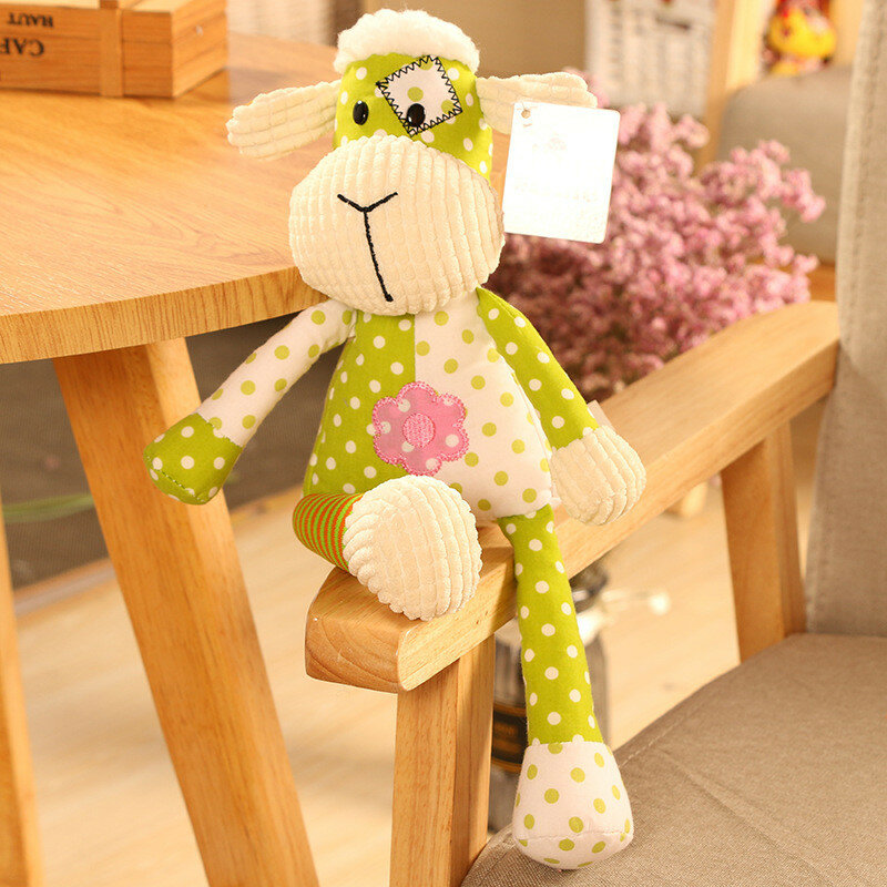 Plush animal stuffed toys cow sheep chicken for plush baby snuggle pillow premium quality