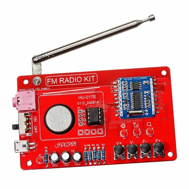 Радио DIY kit FM FM-радио в сборе печатная плата-детали без корпуса