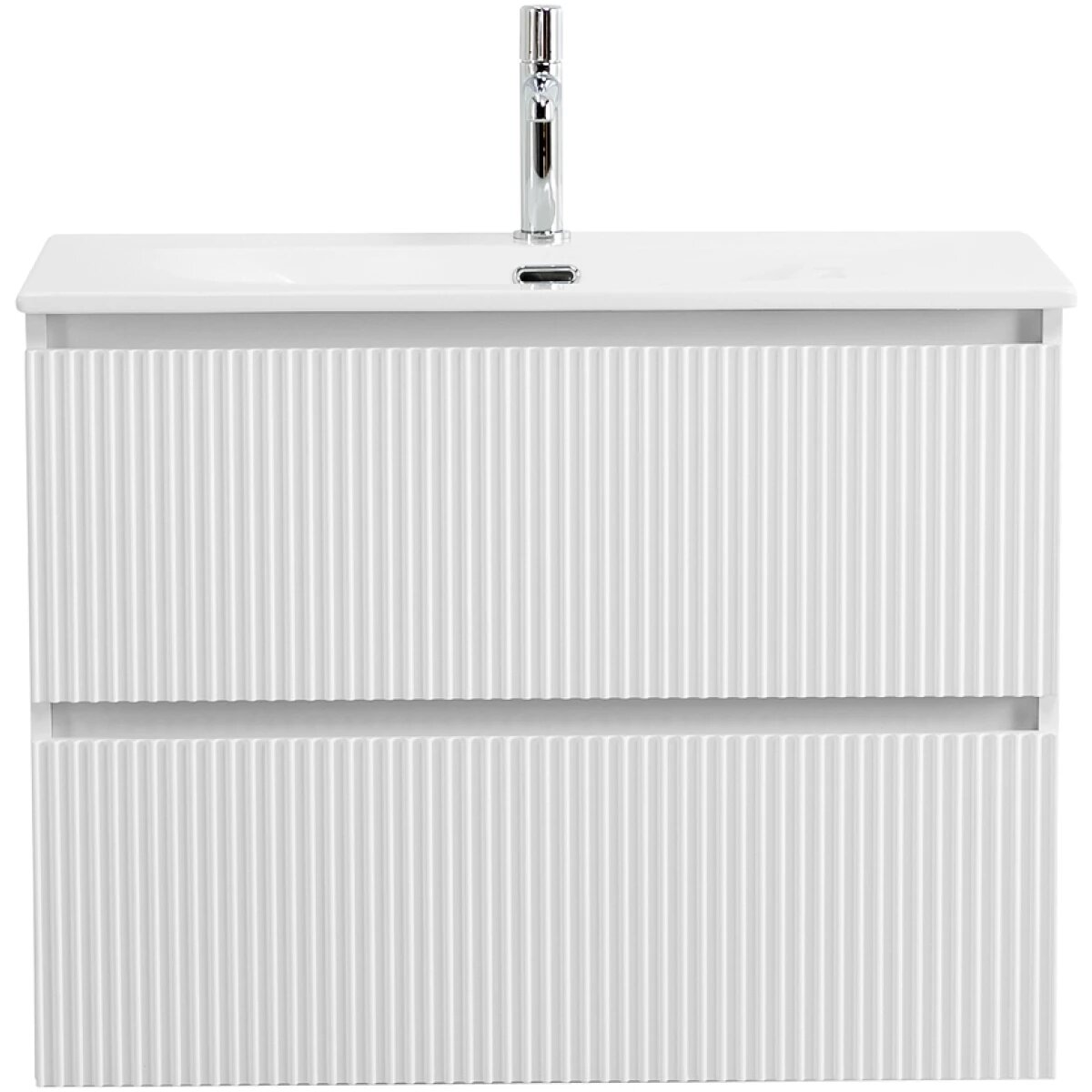 Тумба под раковину 80 BelBagno Uno UNO-MINI-800-2C-SO-BO белый матовый, без раковины