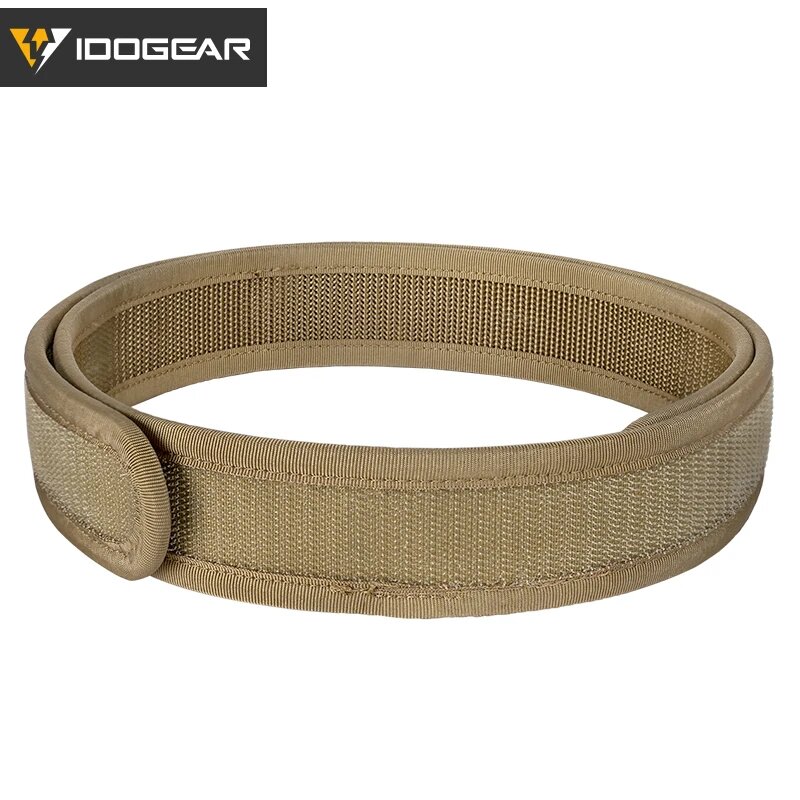 IDOGEAR тактический внутренний ремень черный нейлон размер S M, Khaki