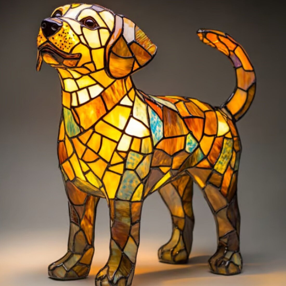 Новые Смоляные Маятники USB LED Ночные Фонари Искусство Животные Статуи Креативный Домашний Стол Декор