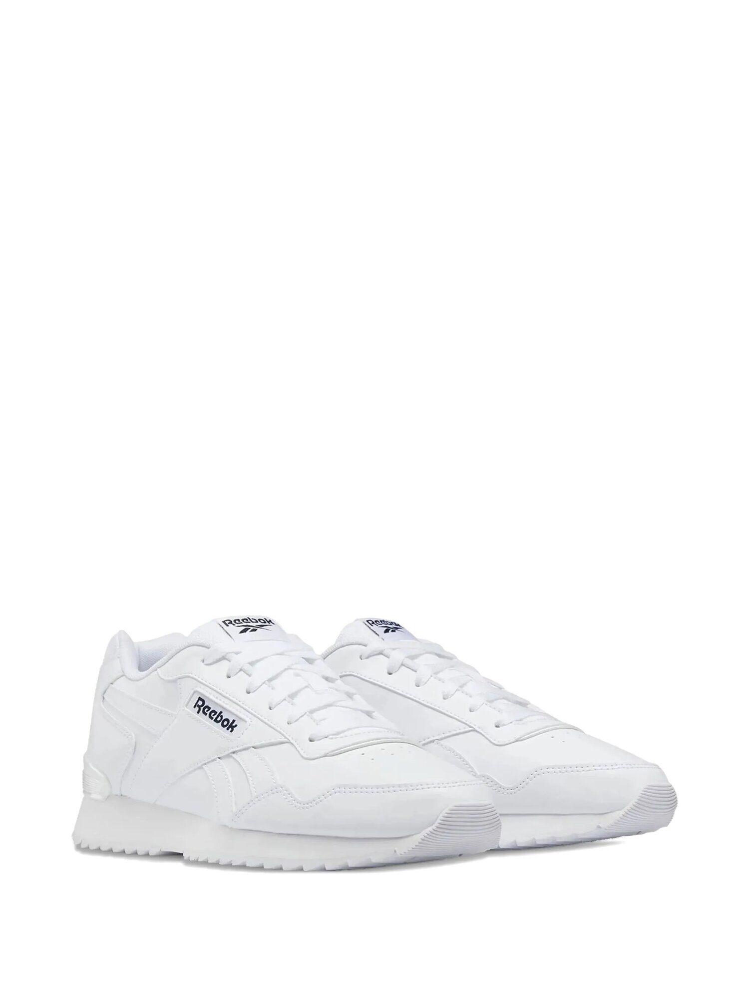 Кроссовки Reebok Glide Ripple Clip White/Vector Navy, размер 5,5 US, бежевый/белый — фото 1