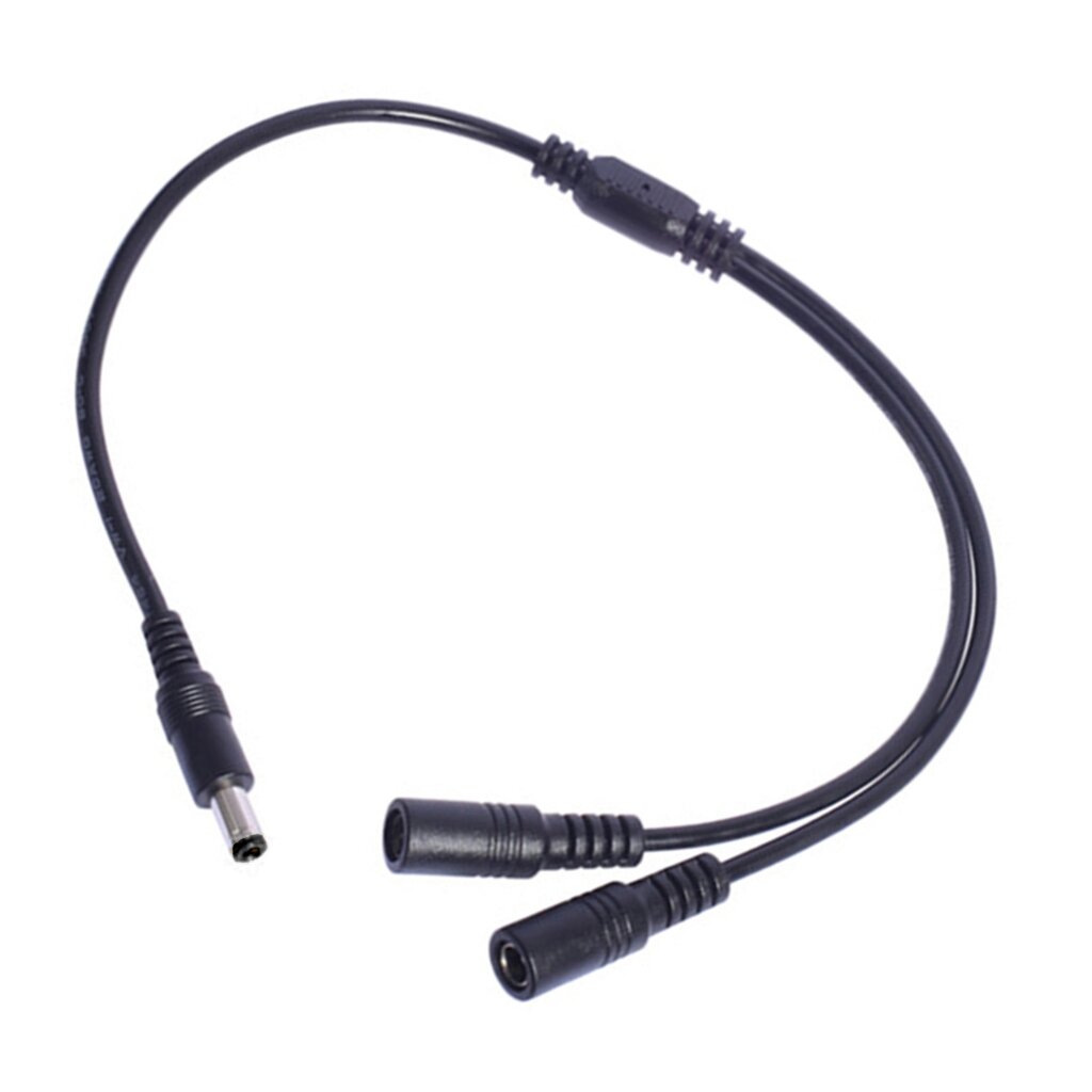 Шнур питания "один в двух" 5,5x2,1 мм -один мужской и два женских