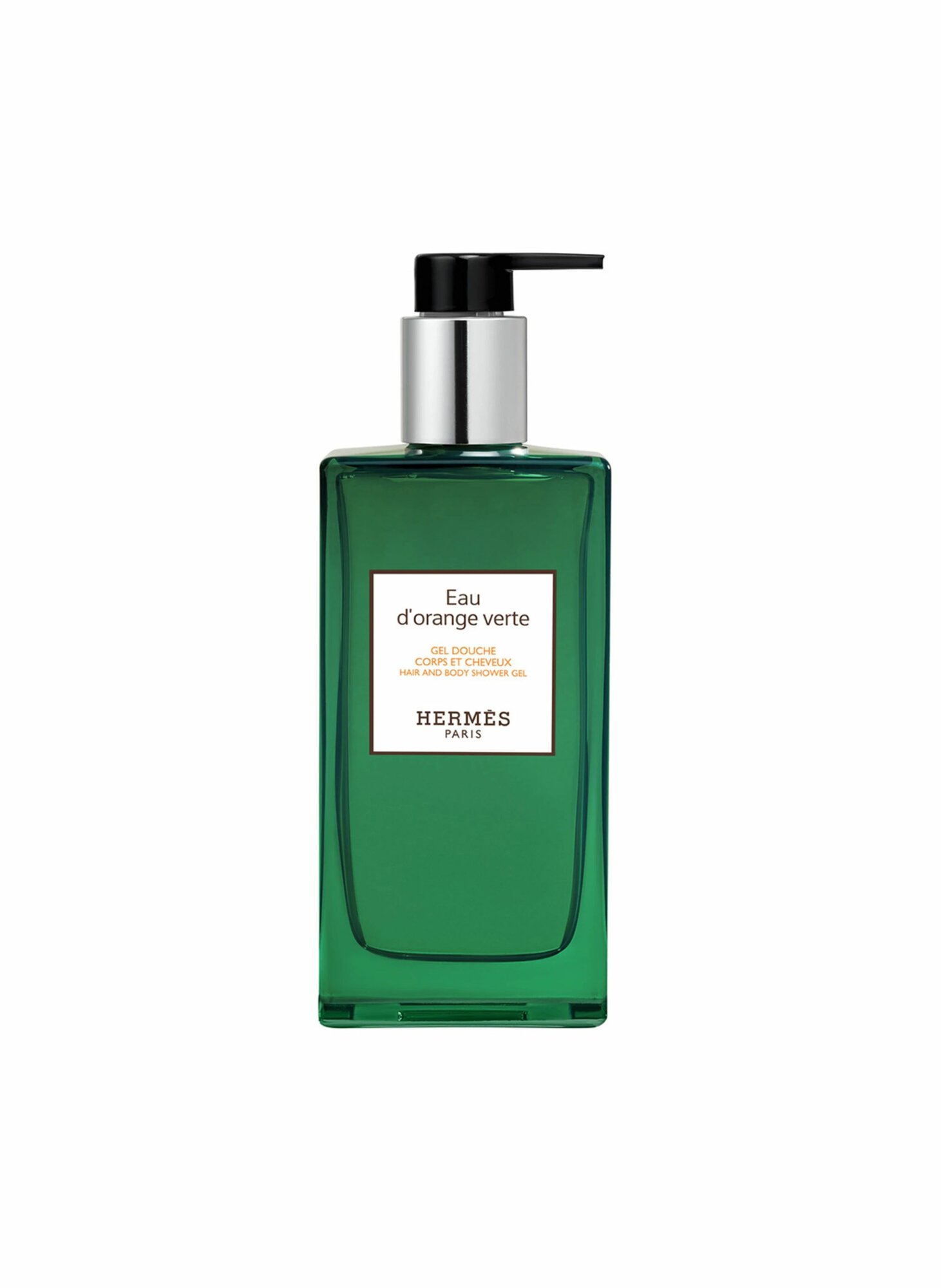 Гель для душа Hermes Eau D'Orange Verte, женский, объем 200 мл