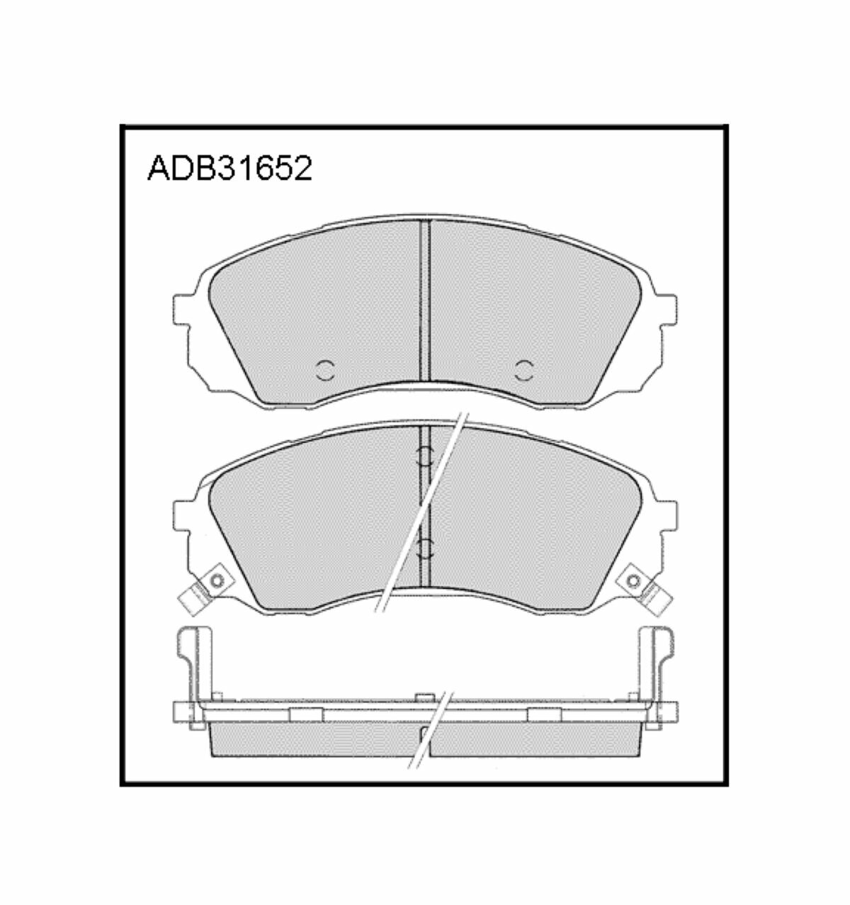 Колодки Тормозные(Allied Nippon Adb31652)