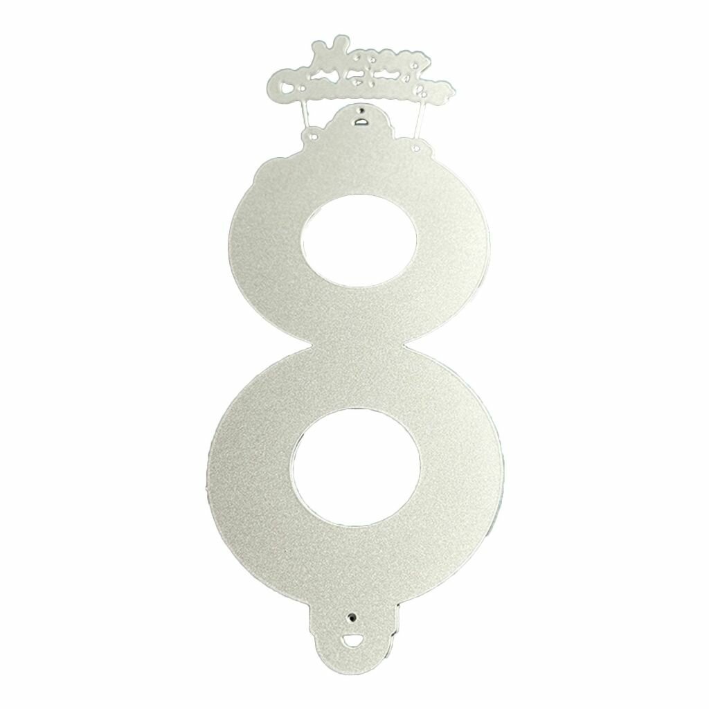 Рождественский бант для вырезания, - MH682