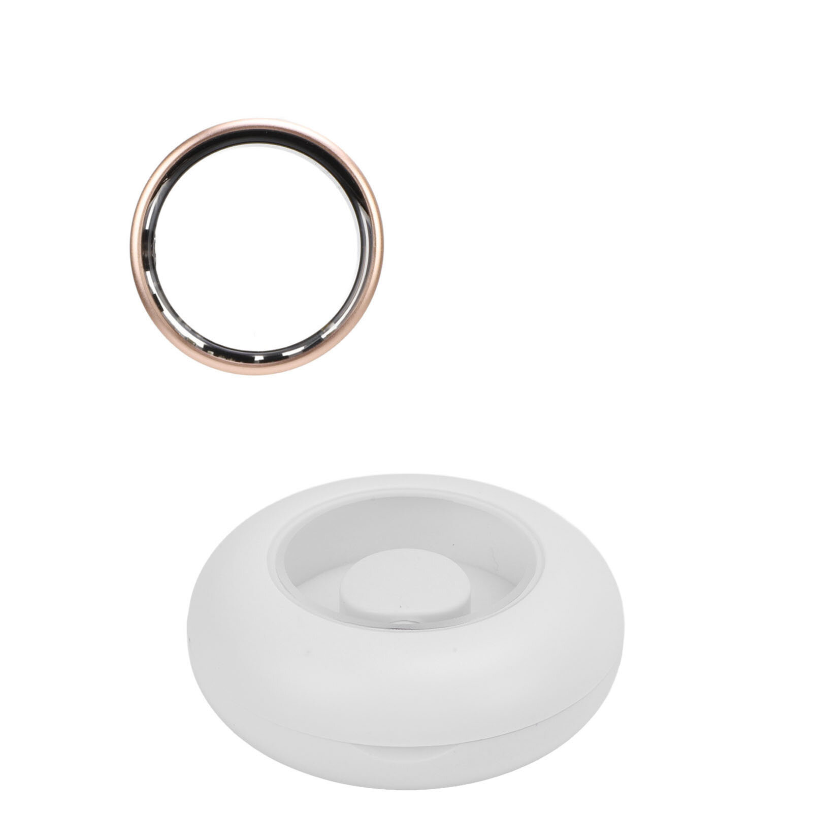 Фитнес-трекер Smart Ring с несколькими режимами для разных видов спорта, водонепроницаемый, управление жестами и камерой, ультратонкий, с зарядным чехлом, подходит для мужчин и женщин, золотистый цвет, тип 10.