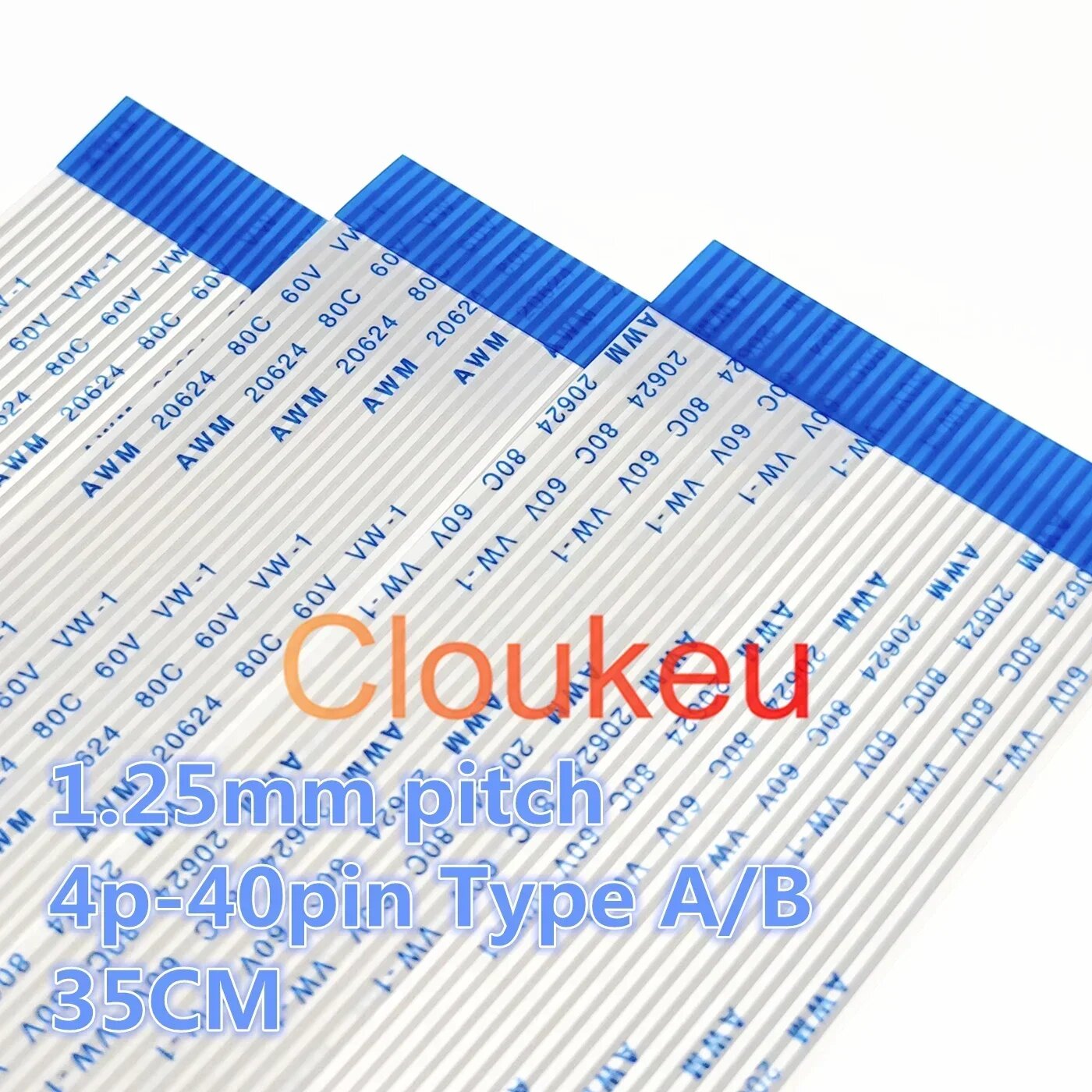 Гибкий плоский кабель FFC FPC 1.25 мм 35 см 14Pin, 1piece-, A-same direction