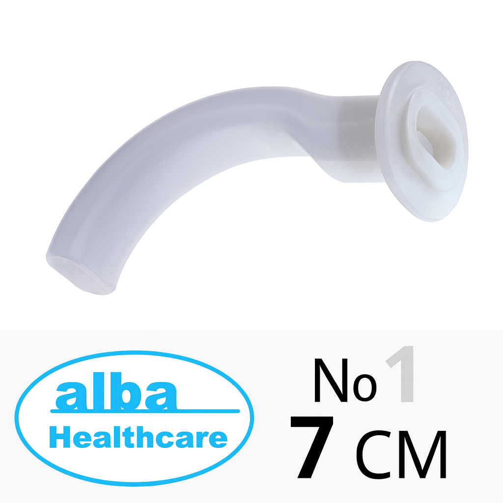 Воздуховод Гведела одноразовый №1 (70 мм), Alba Healthcare-5 штук