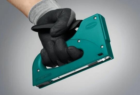 KRAFTOOL STRIKE 3-в-1: 53 (A/10/JT21) 23GA(6-10мм), 13, 23, пластиковый мощный степлер (3189)