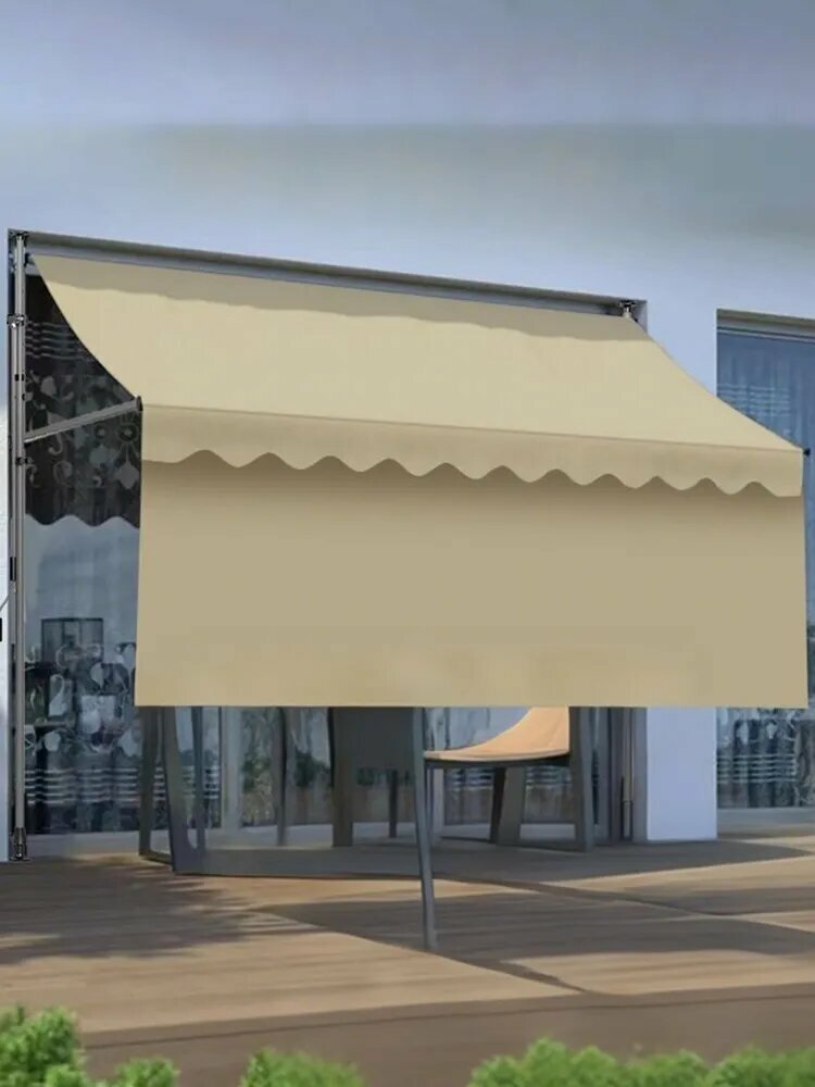 Маркиза локтевая, выдвижной навес для террас и балконов, 2/2,5/3x1,2 м (ширина x выдвижение)