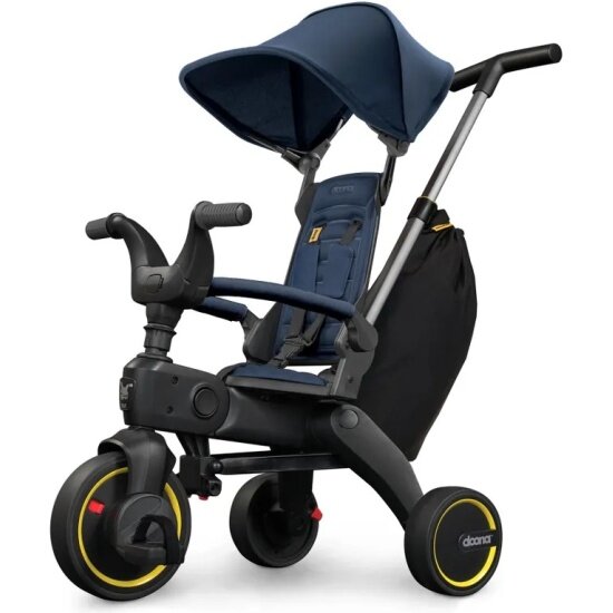 Велосипед трехколесный складной Doona Liki Trike S3 Deep Blue