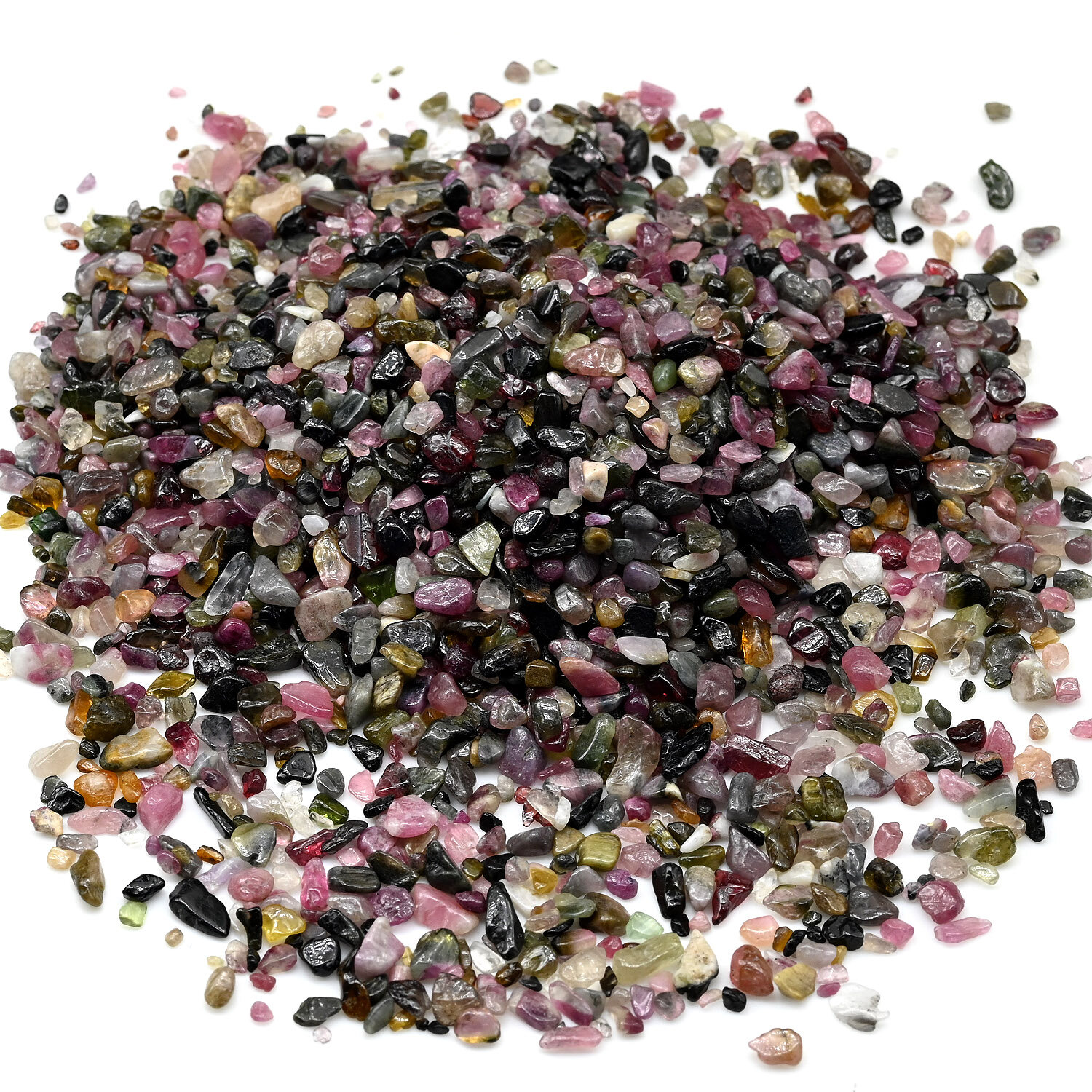 Турмалин галтовка фракция 2-5мм, упаковка 100г .