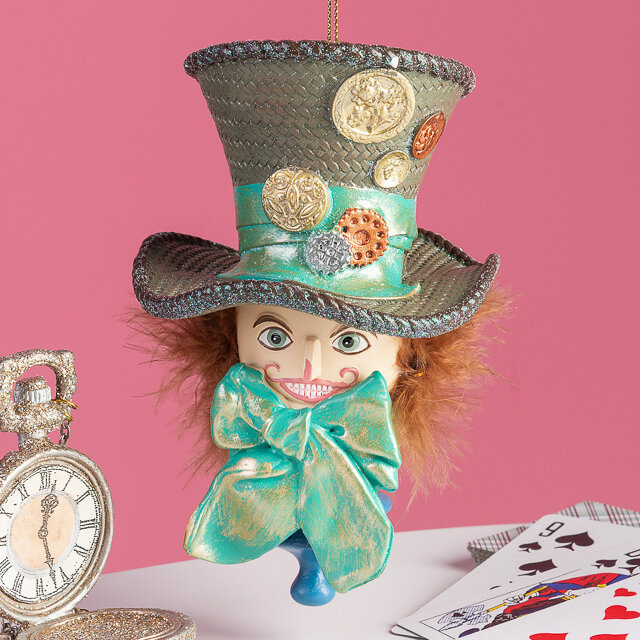 Елочная игрушка Безумный Шляпник: Magique de Alice 15 см, подвеска, Kurts Adler (Куртс Адлер), HAT0002