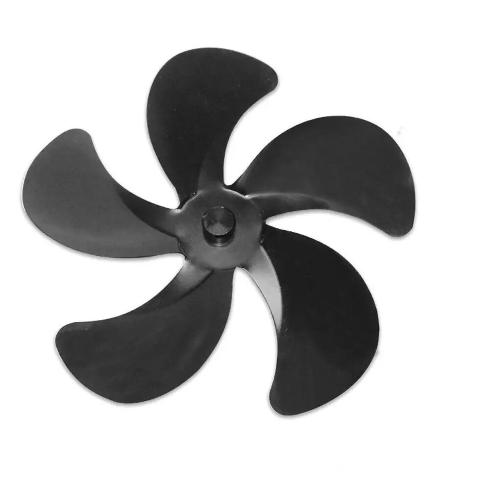 Эко-вентилятор для камина 5-лопастной черный/золотой/серебристый/красный Black