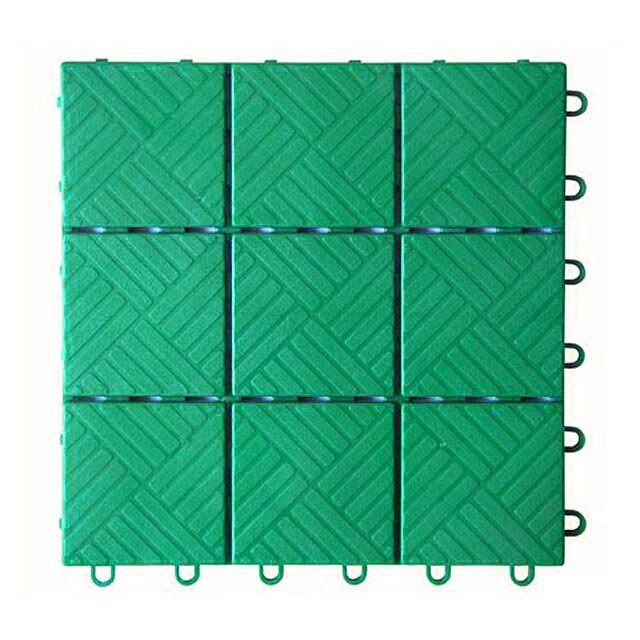 Покрытие модульное Модуль 11шт 30х30х1см зелёный