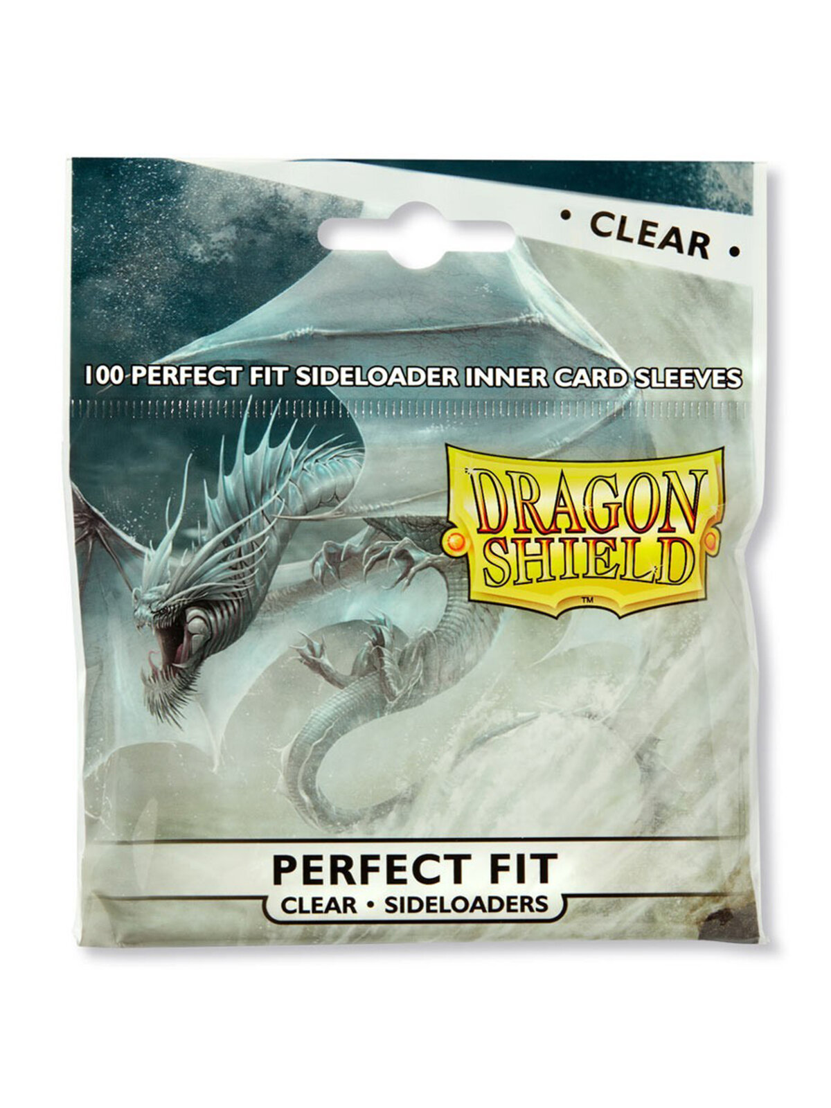 Протекторы Dragon Shield Perfect Fit Sideloaders Clear с боковой загрузкой 100 шт. 60 мкм 63х88 мм для карт MTG, Pokemon