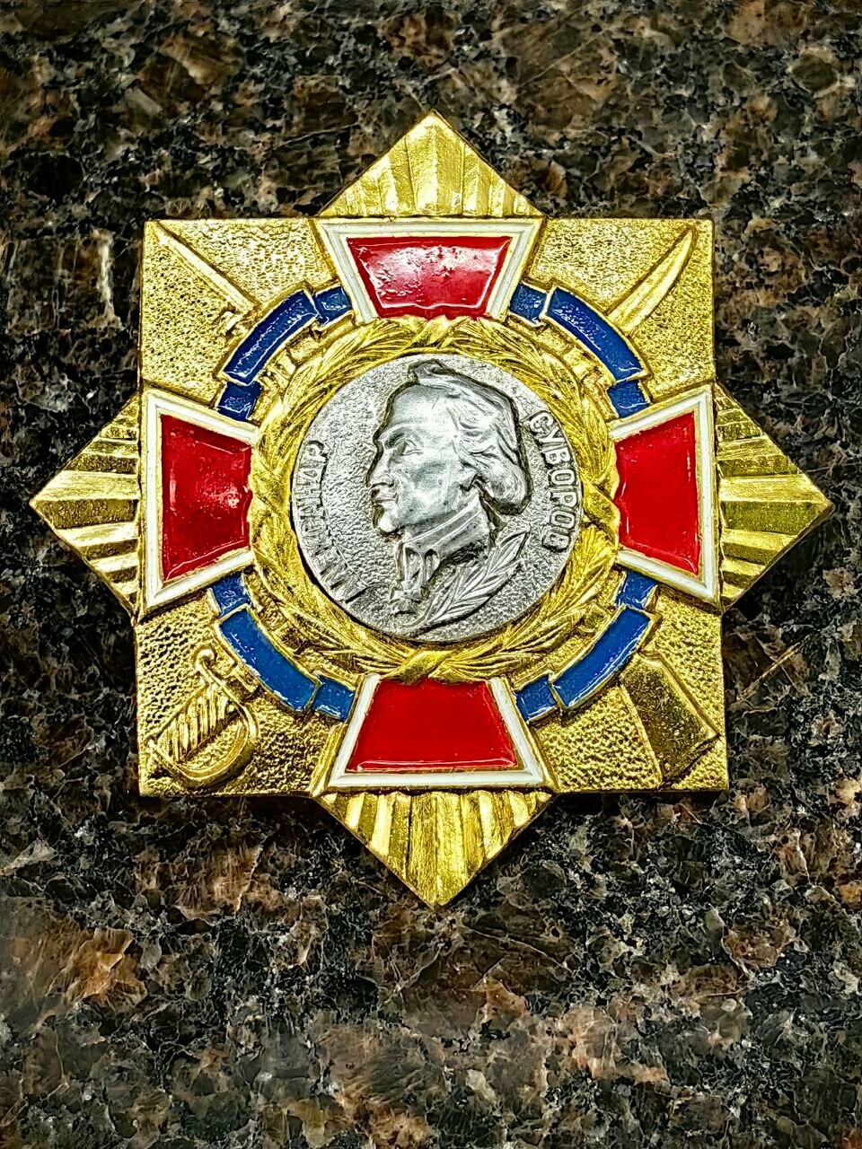 Знак нагрудный крест александр суворов