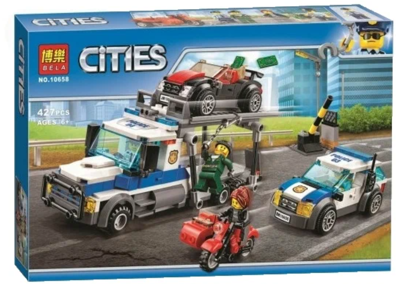 Конструктор Lari (Bela) Cities 10658 Ограбление грузовика, 427 дет.