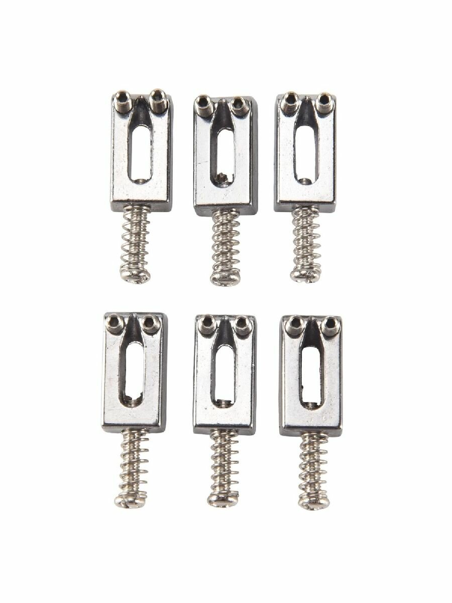 6 шт, седла для электрогитары, плоский набор для замены Страт-телегитара