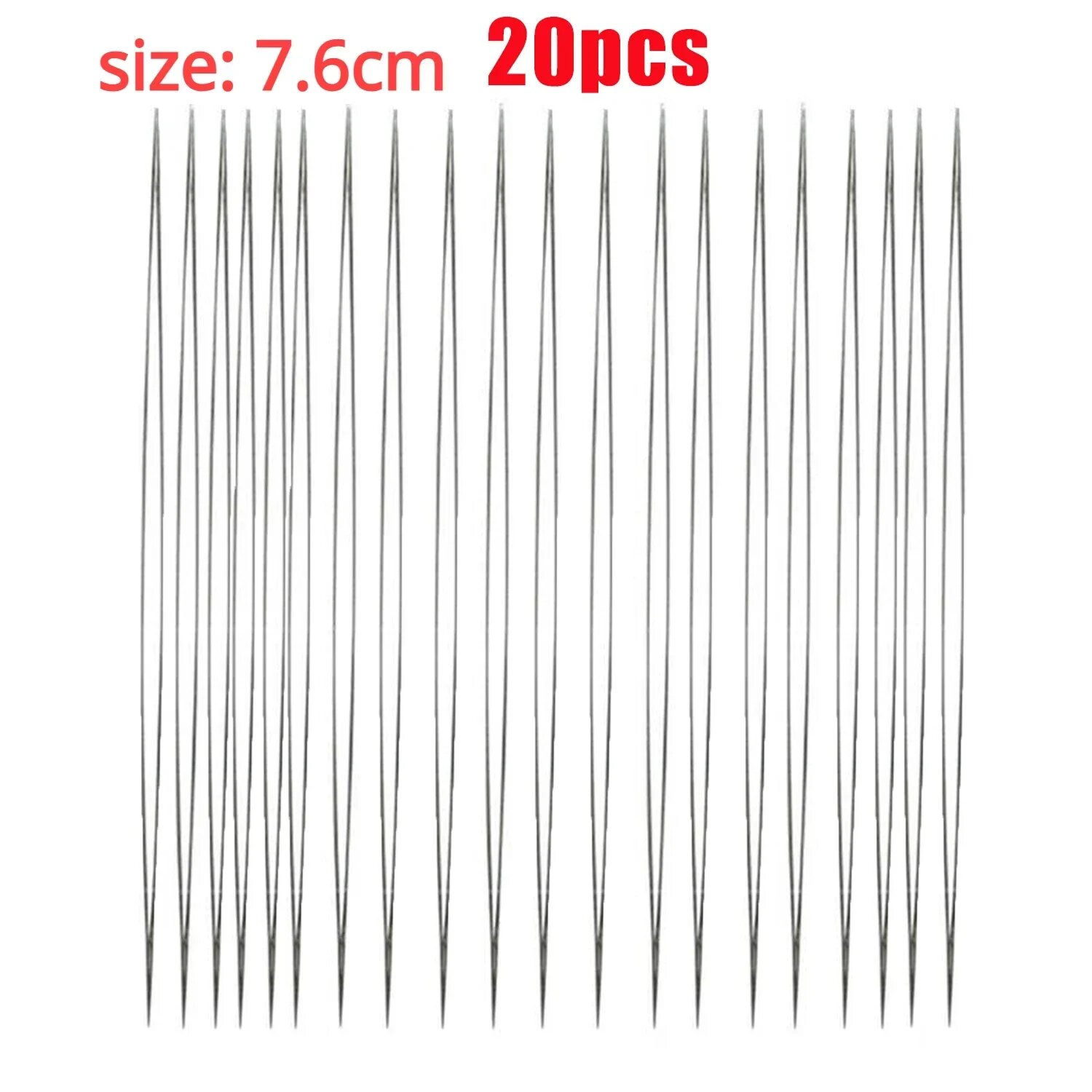 Иглы для бисера из нержавеющей стали 5 шт.