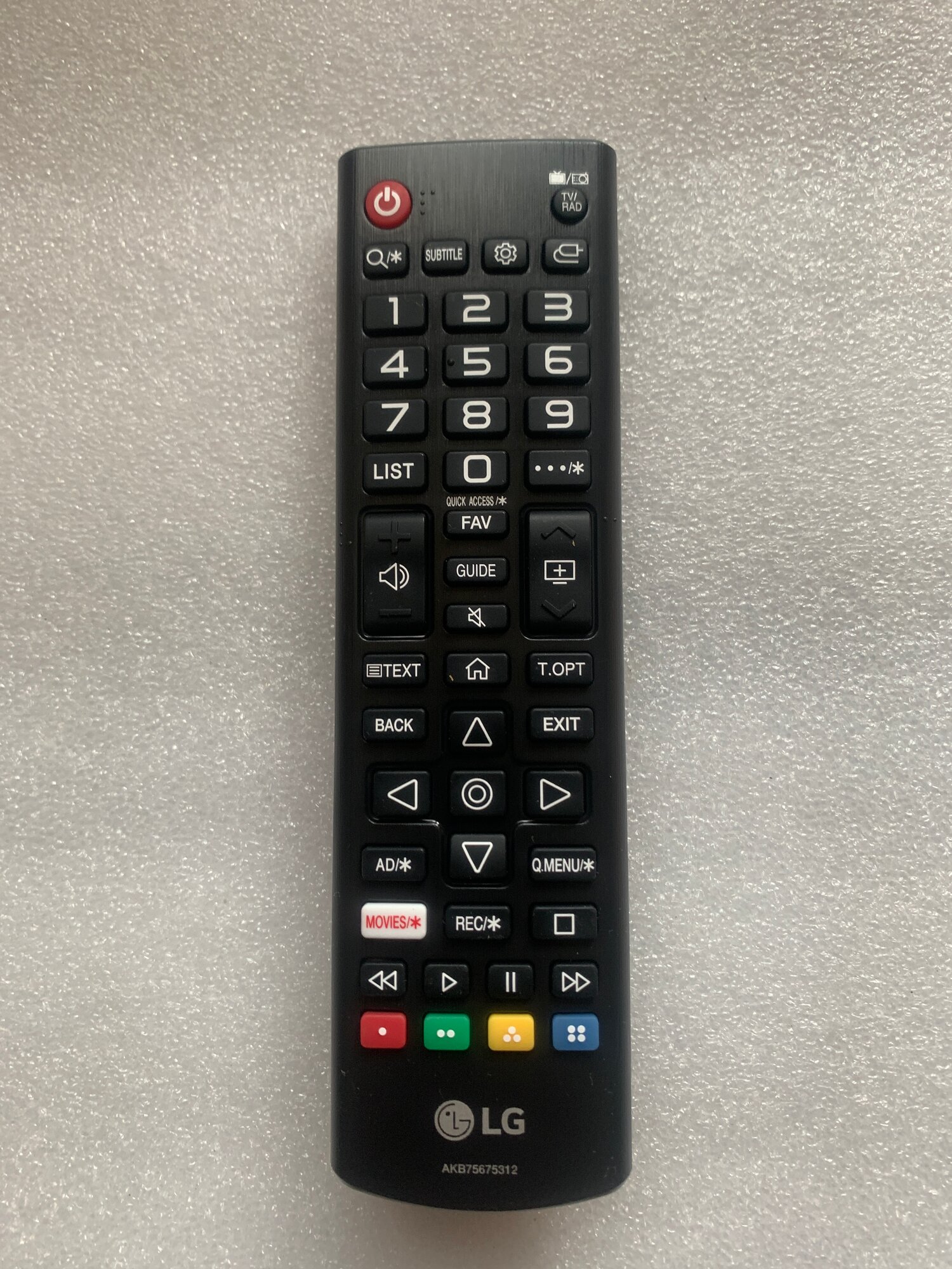 Пульт оригинальный LG AKB75675312, для телевизоров LG 32LM550BPLB, 43LM5500PLA и любых других телевизоров лджи 2014-2026г