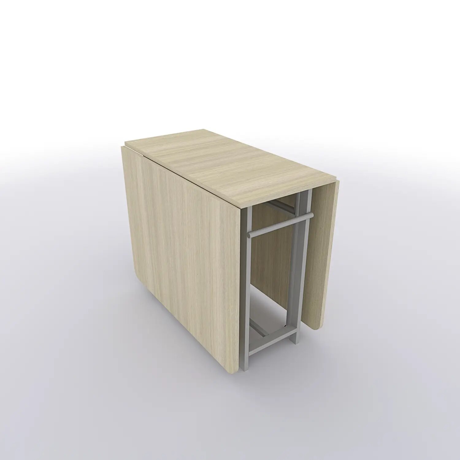 Стол книжка трансформер от производителя "Standart 2" - 1850х900х750 цвет столешницы Холден подстолье Светлое