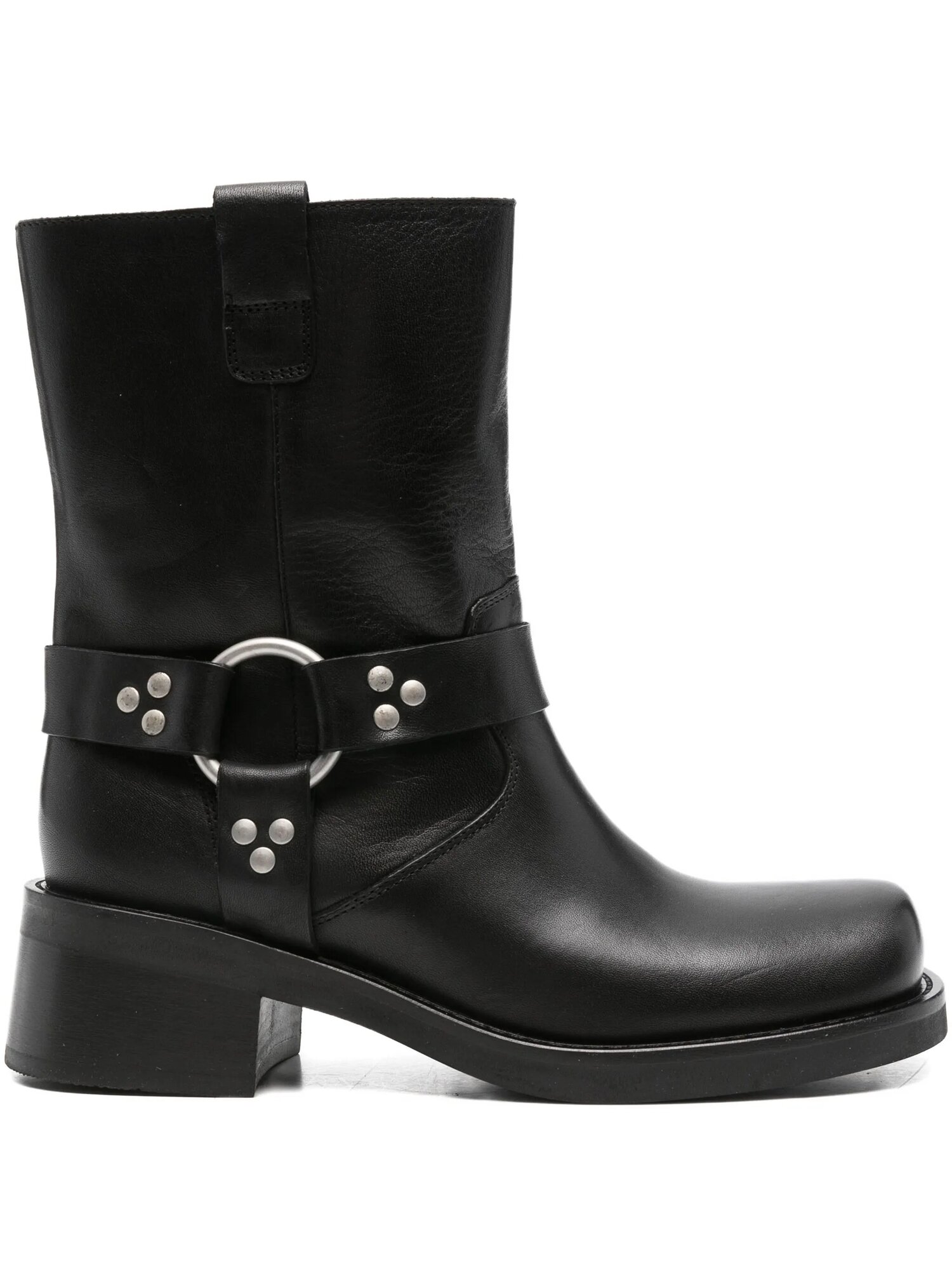 Ботинки Buckle-strap leather boots