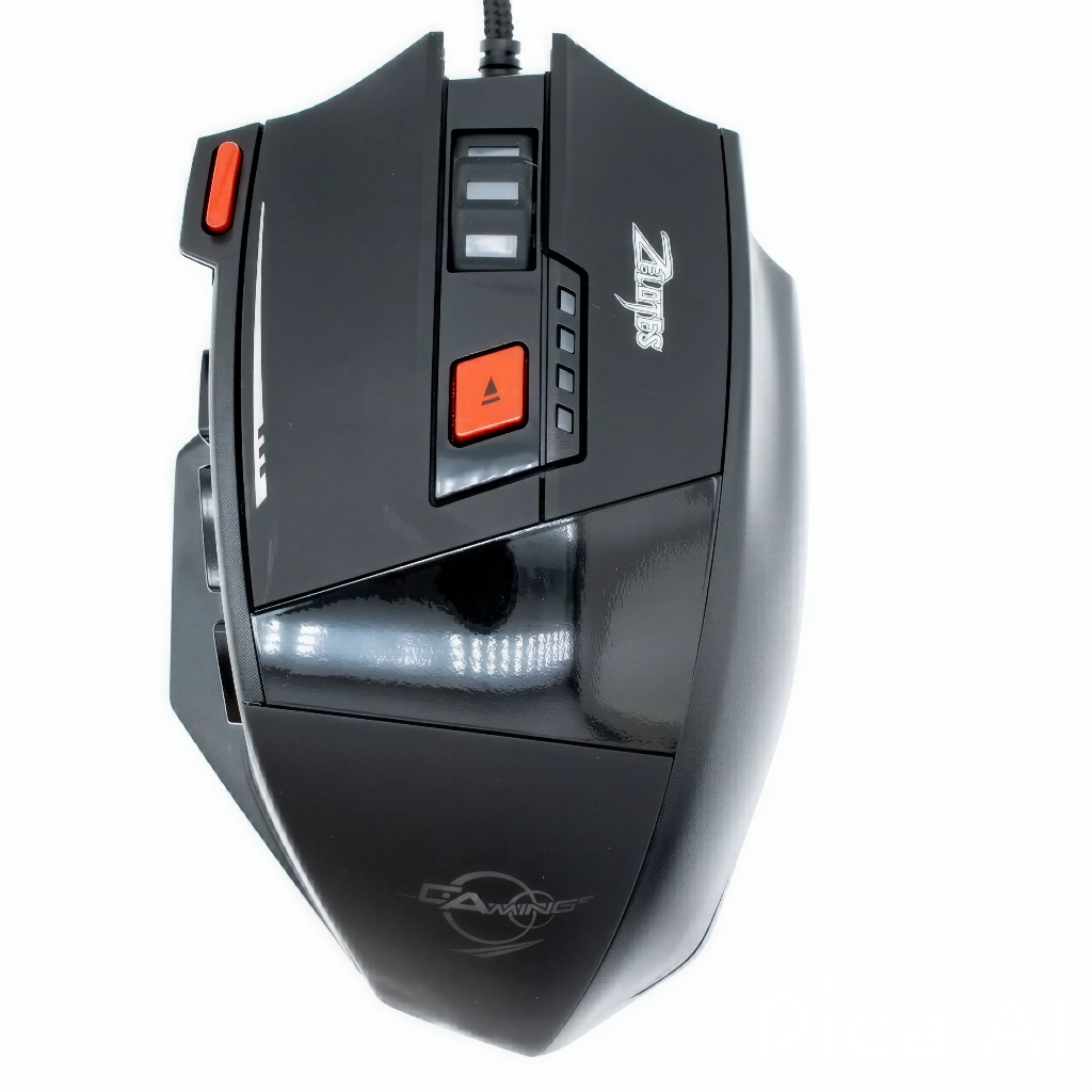 Проводная игровая мышь Zelotes C-17, для правой руки, черная