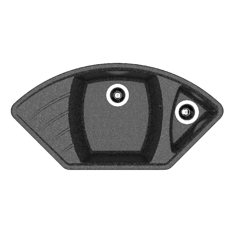 Кухонная мойка Dr. Gans габи 25.050. E1015.407, черный