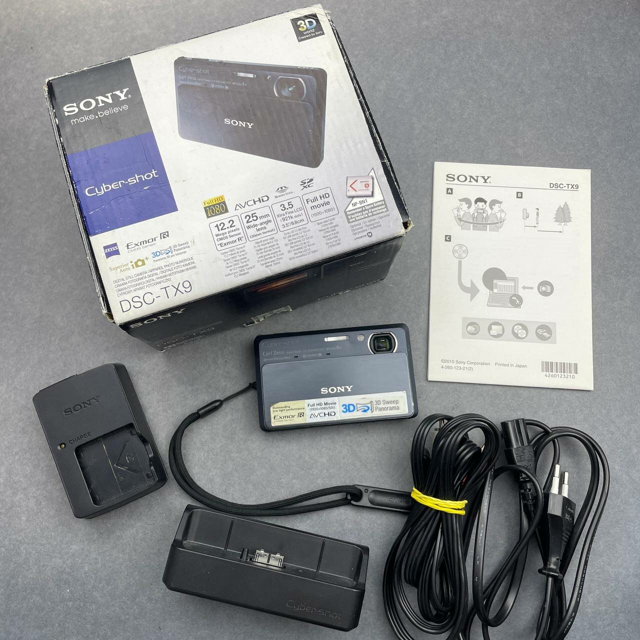 Цифровой компактный фотоаппарат Sony Cyber-shot DSC-TX9, черный