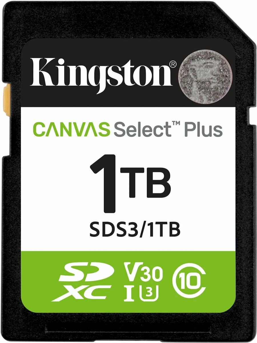 Карта памяти 1Tb SD Kingston Canvas Select Plus (SDS3/1TB)