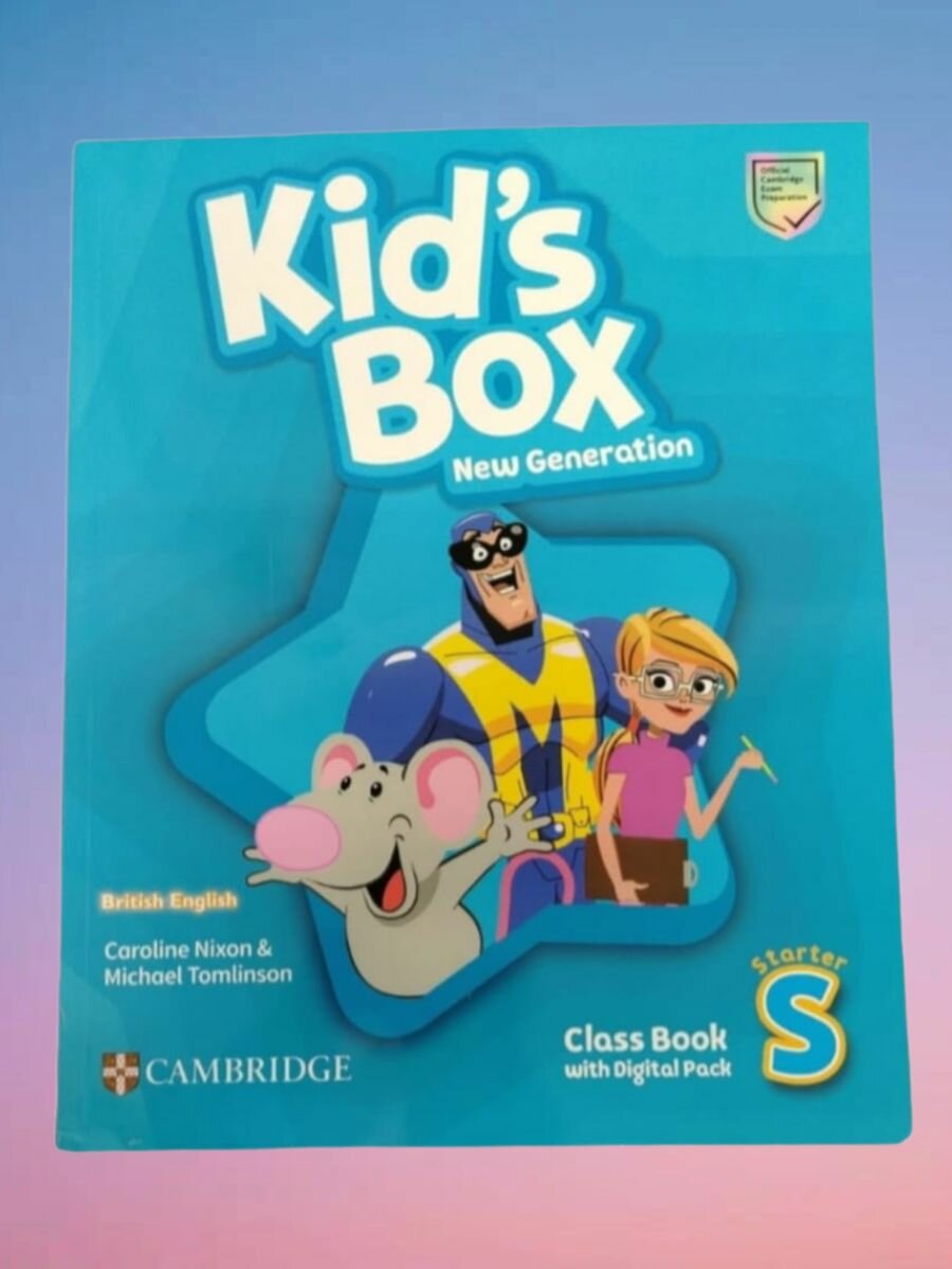 Учебник Kid's Box Starter New Generation: Полный комплект (Книга + Диск)