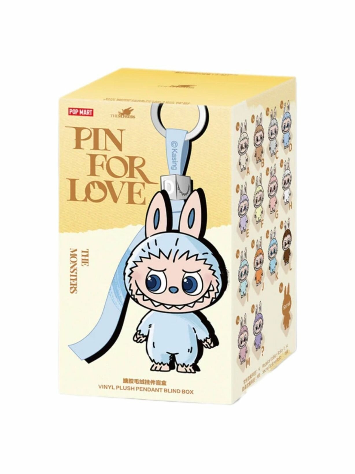 POP MART брелок-игрушка THE MONSTERS Letters Pin for Love A-M в слепой ...